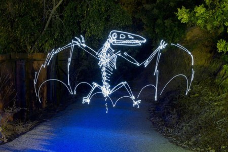 Amazing Light-Painted Dinosaur Photos | PetaPixel