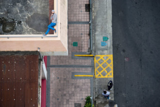 Photos From Above Show Models Playing in a Two Dimensional World ...