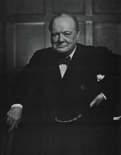 In His Iconic Portrait, Winston Churchill is Scowling Over a Lost Cigar ...