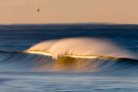 Photographs of Ocean Waves Captured With a Long Lens and Slow Shutter ...