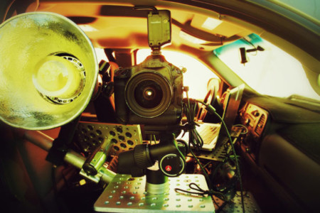 Drive-By Shooting Photos of Pedestrians Using a Passenger Seat Studio ...