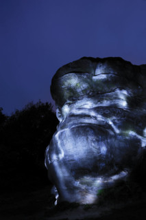 Long Exposure Photos of Rock Faces Lit by Flashlights, the Moon, and ...