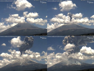 Webcam Captures Volcano Explosion and Shockwave in a Time-Lapse Video ...