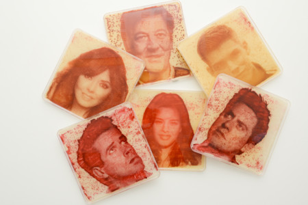 Celebrities Pose for Bacteriograph Portraits Made of their Own Bacteria ...