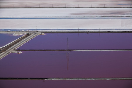 Out of This World Aerial Photographs of Purple Salt Ponds in San ...