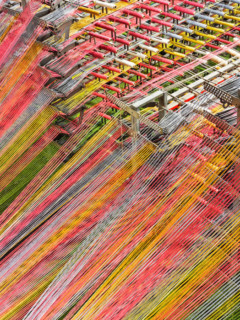 These Large Format Photos Show the Colorful World of Textile Mills ...