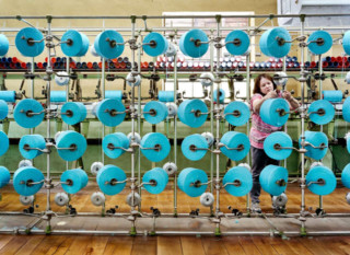 These Large Format Photos Show the Colorful World of Textile Mills ...