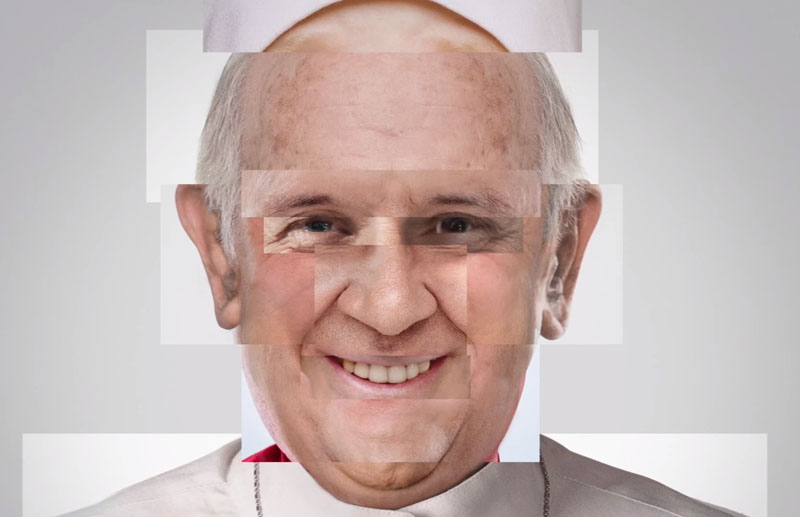 Famous Faces Recreated Using Bits and Pieces from Stock Portraits ...