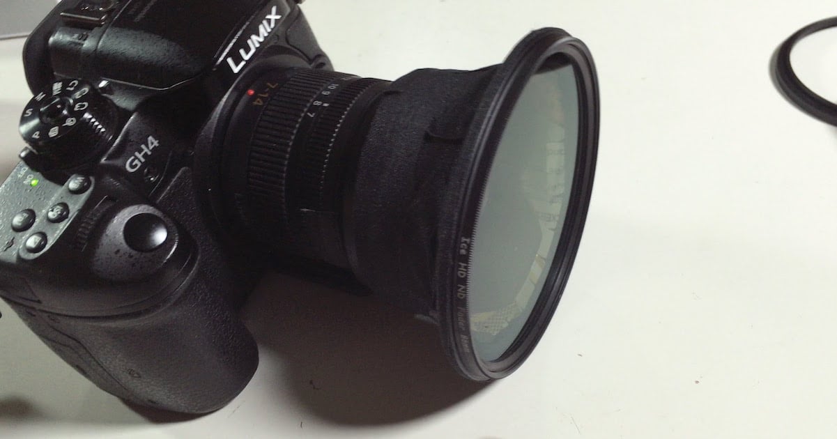 How to Make a Quick DIY Filter Holder for Any Wide Angle Lens | PetaPixel