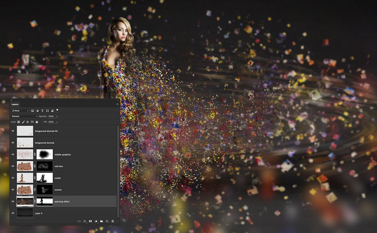 Photoshop Tutorial: How to Make Your Model Look Like They're Dissolving ...