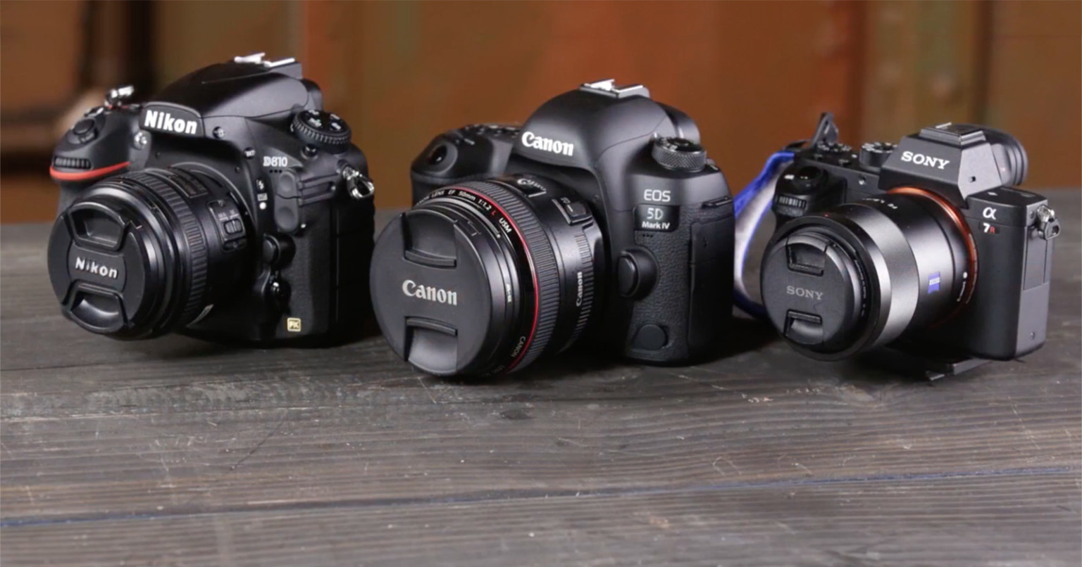 Canon 5D Mark IV vs Nikon D810 vs Sony A7R II: Side-by-Side Comparison ...