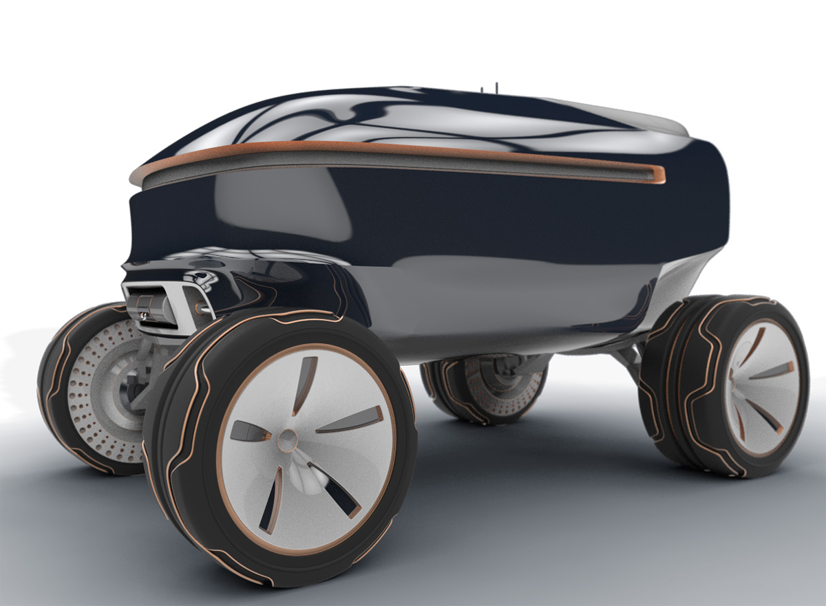 Student Designs Drone-Toting Concept Car Specifically for ...