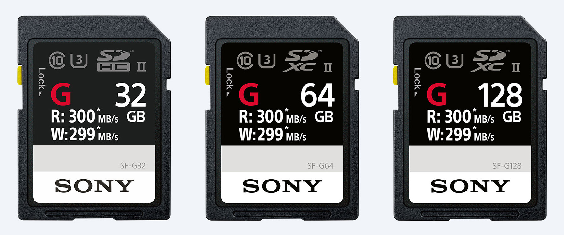 Sony Debuts World's Fastest SD Cards with Blistering 299MB/s Write ...