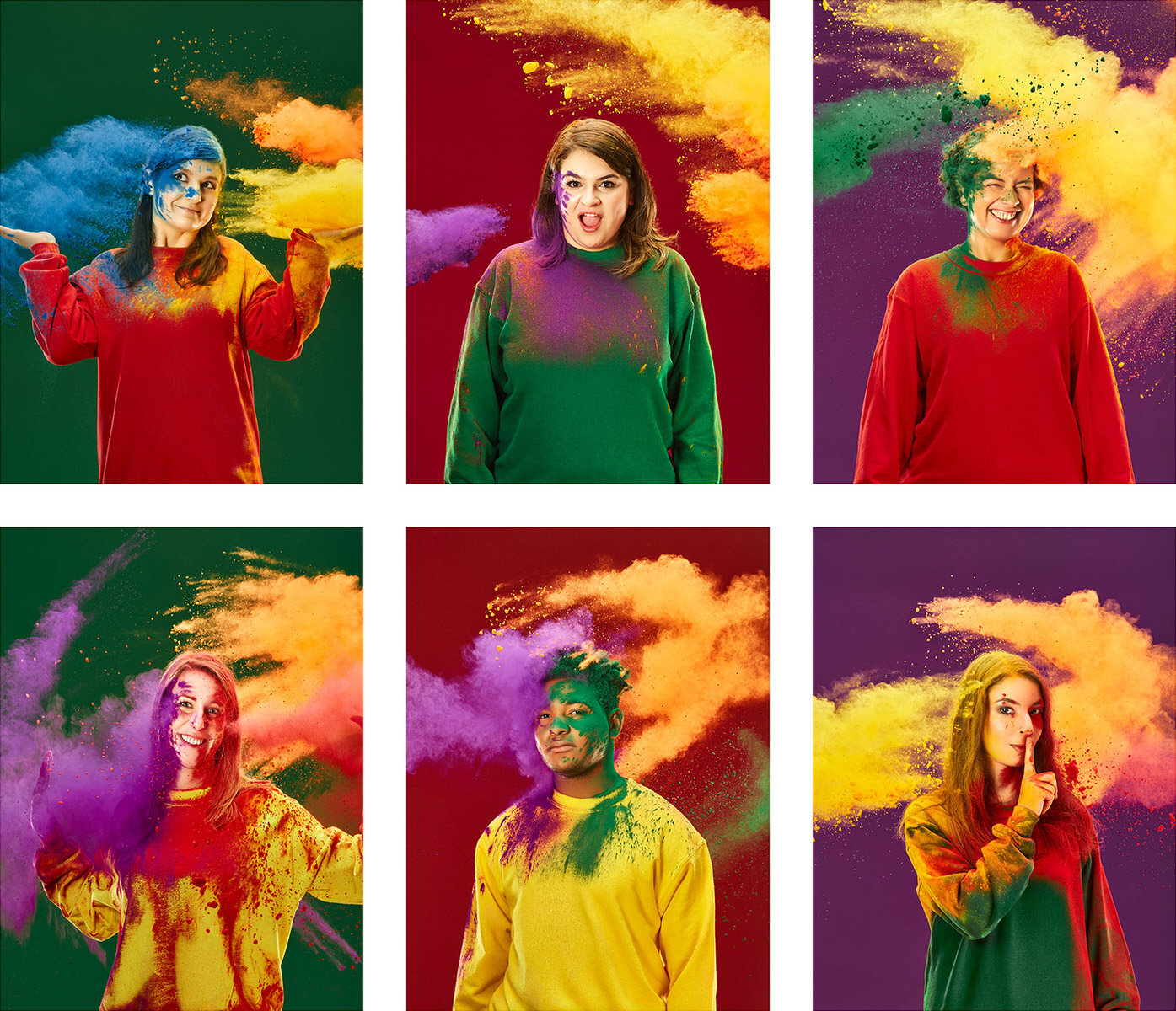 Shooting Colored Powder Portraits for McDonald's | PetaPixel