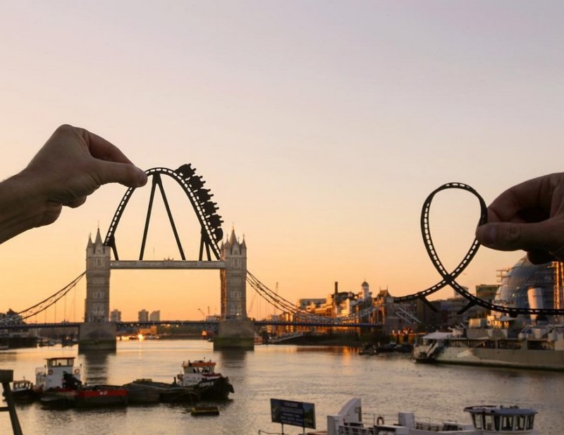 Photographer Transforms Real Pictures Into Quirky Scenes with Paper ...