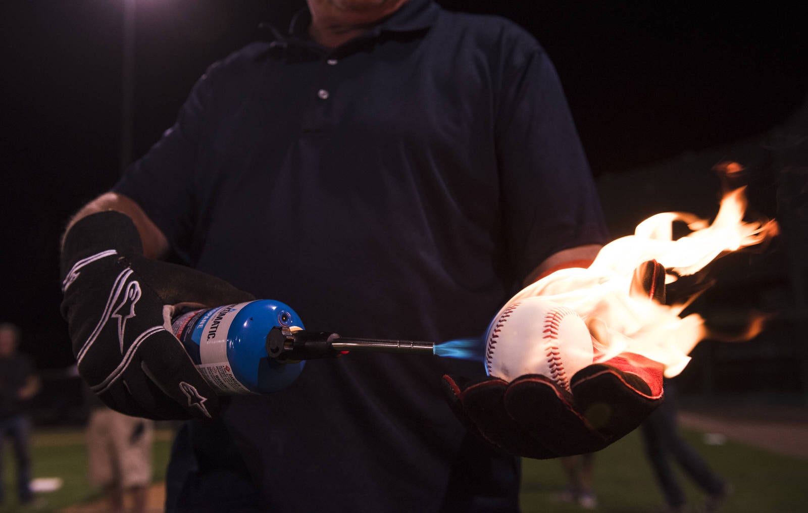 Shooting Portraits of Baseball Star Kris Bryant Fielding Real Fireballs ...