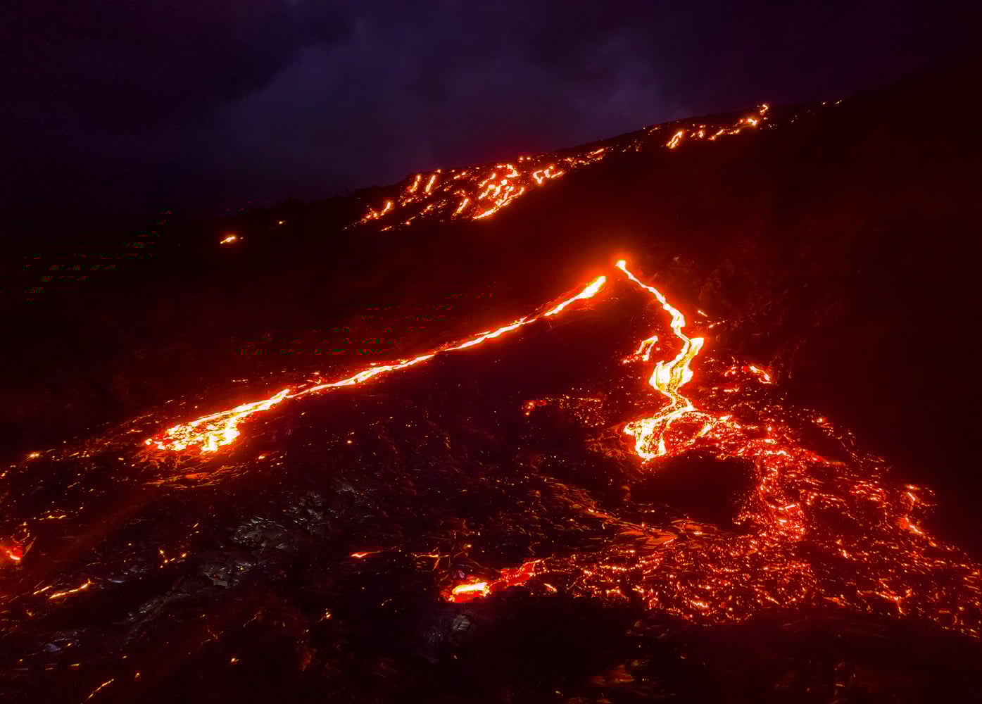 This Photographer Melted His Drone Shooting Photos of Lava | PetaPixel