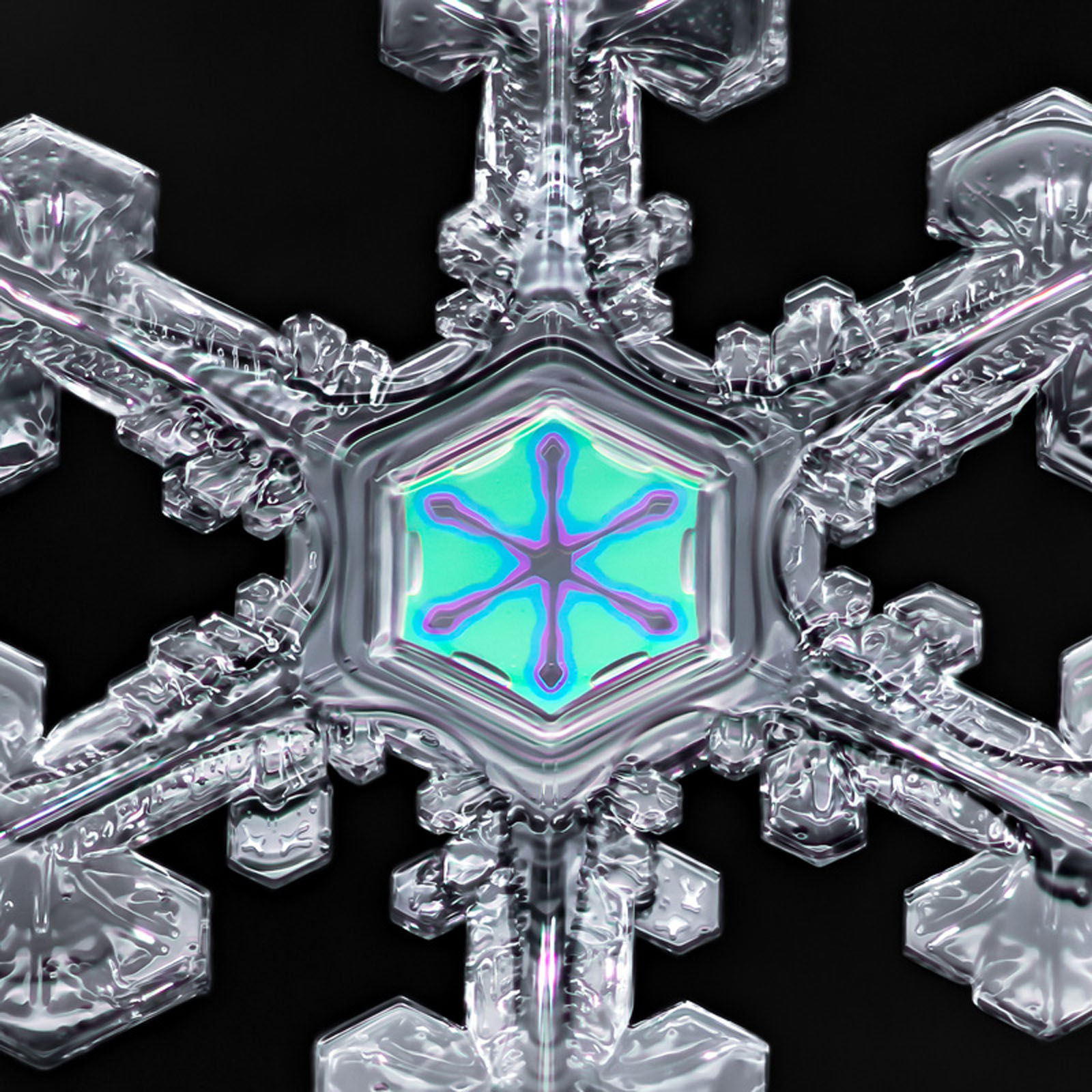 How I Capture Vibrant Colors Inside Snowflakes | PetaPixel