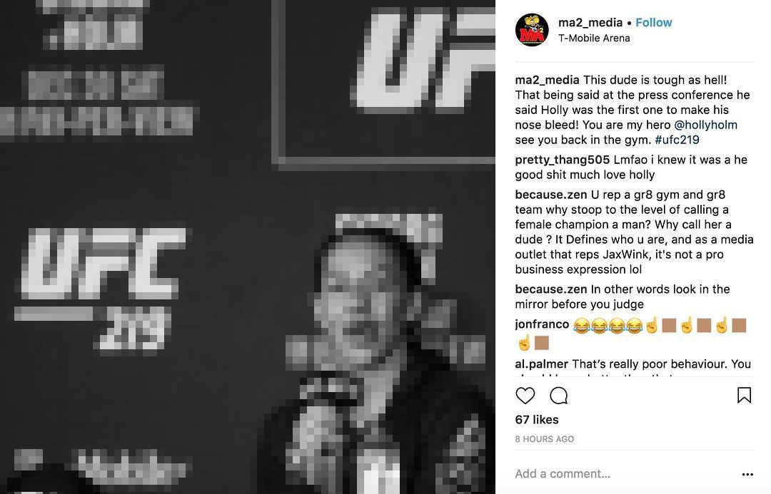 UFC Bans Photographer Over Instagram Comments | PetaPixel