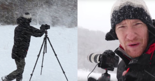 Shooting Landscape Photos in a Sub-Zero Blizzard | PetaPixel