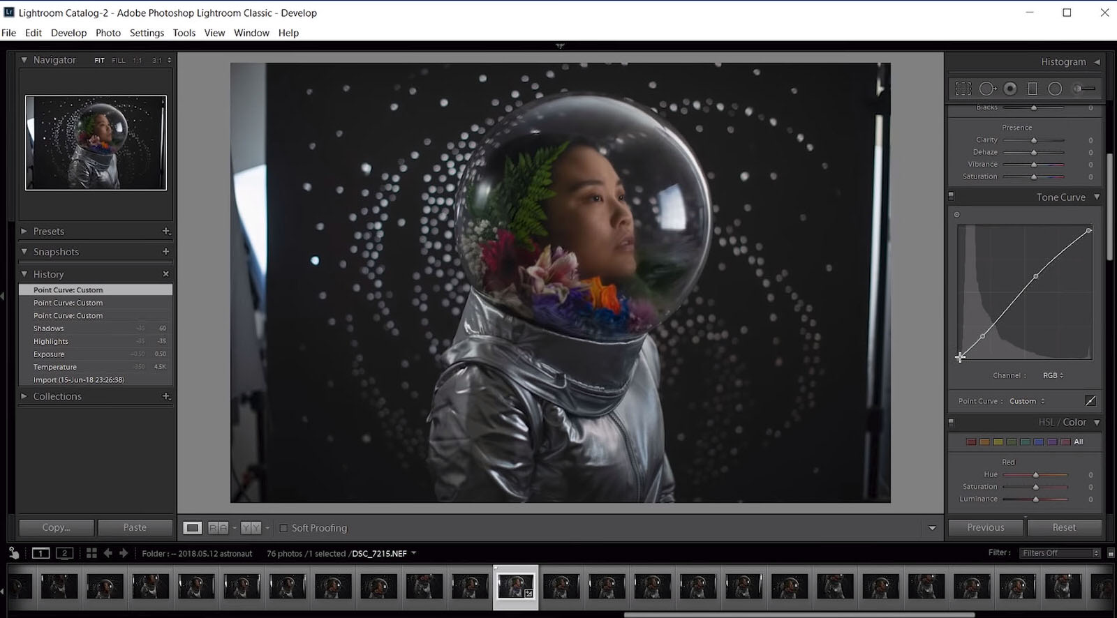 Shooting and Retouching a Space-Themed Portrait | PetaPixel