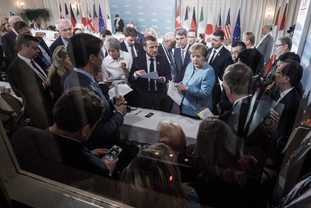 Trump at G7: How Photos of the Same Scene Can Tell Different Stories ...
