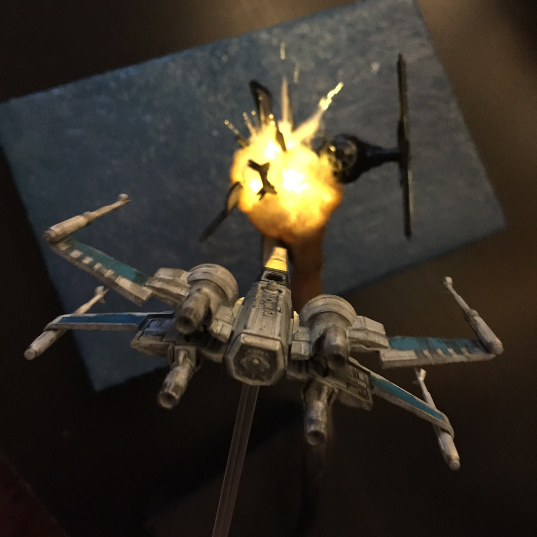 These Exploding Star Wars Ships Were Shot with Cotton and LEDs | PetaPixel
