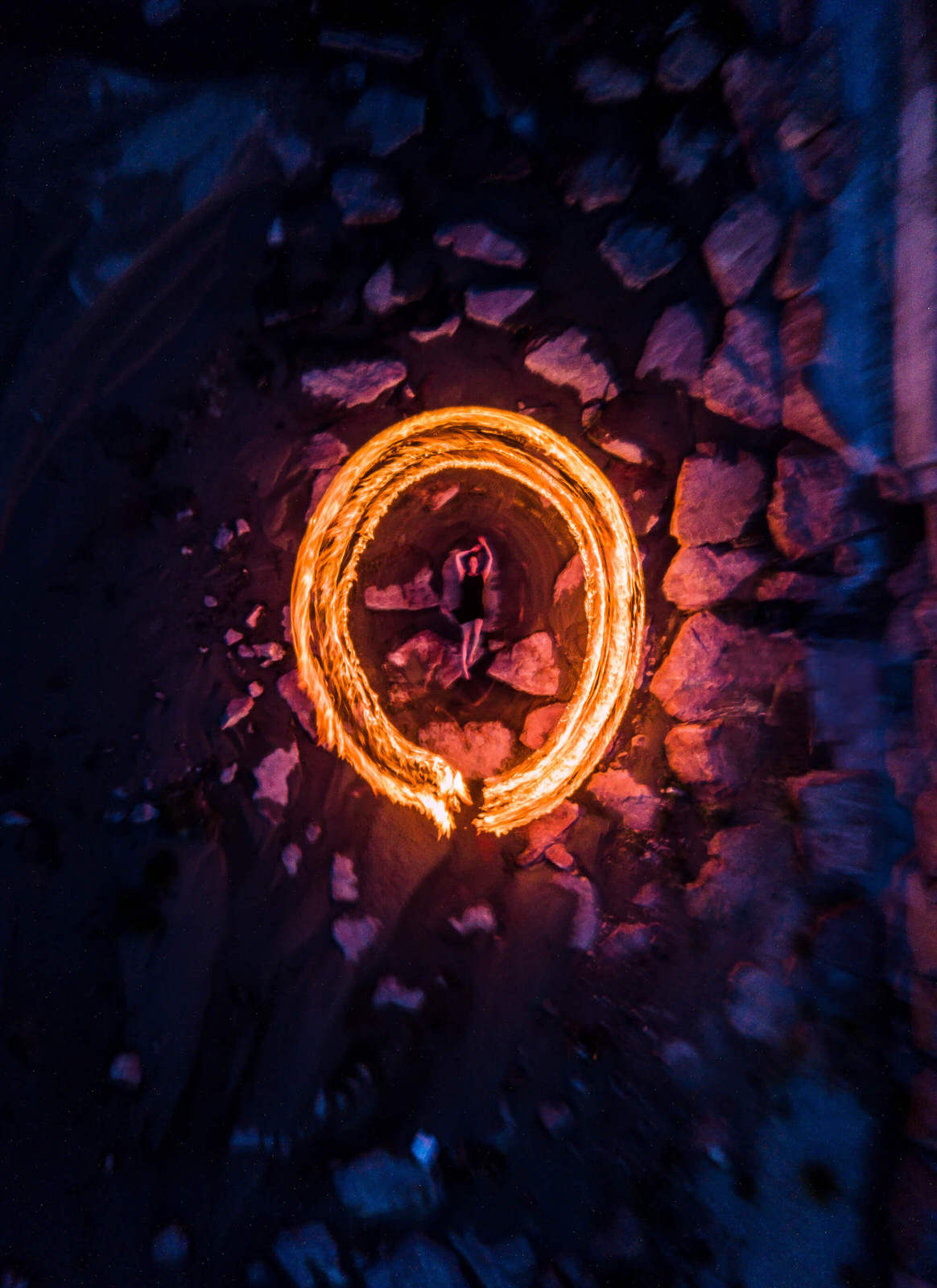 Shooting Top-Down Light-Painting Photos Using a Drone | PetaPixel