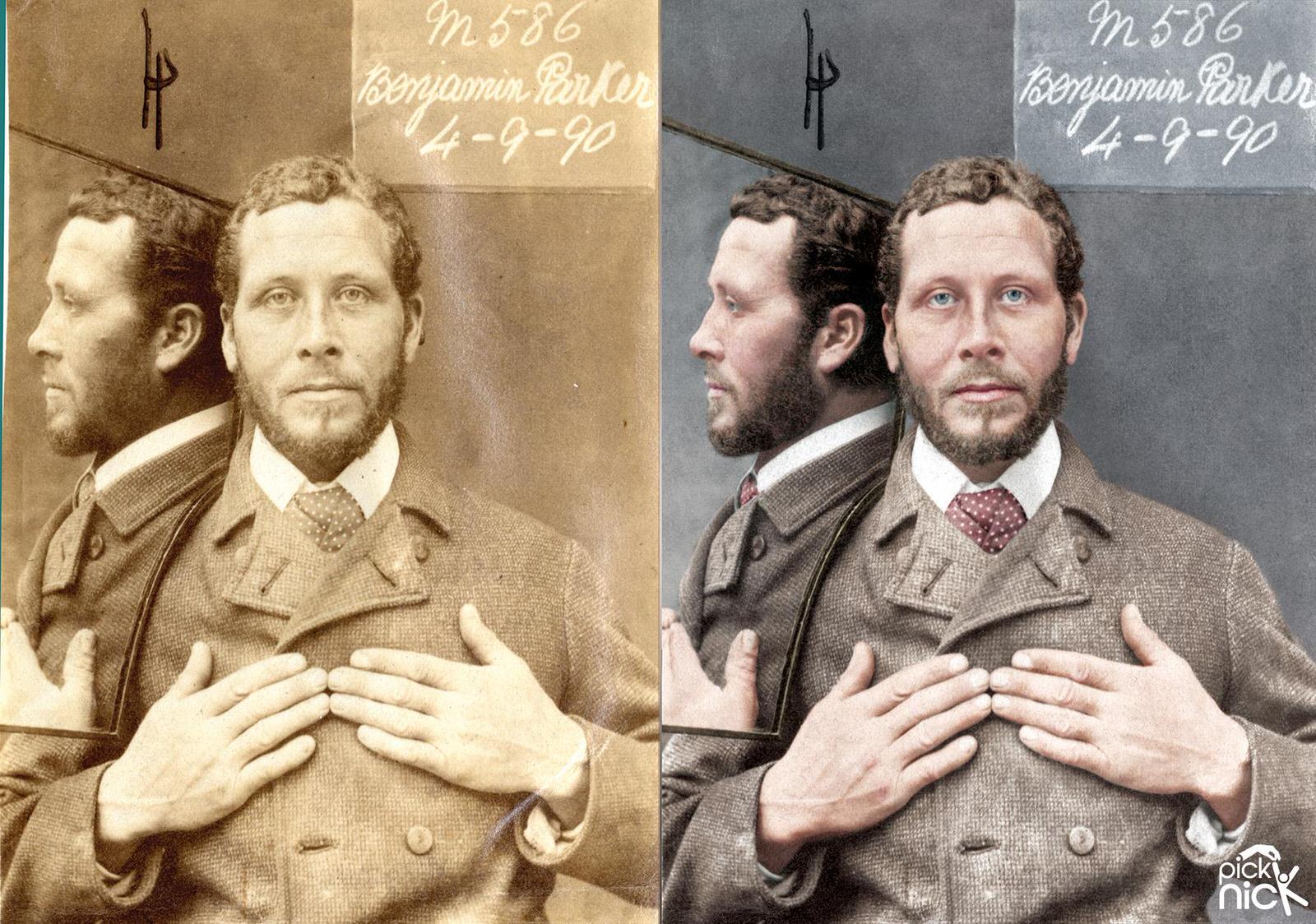 Victorian Prisoner Mugshots Brought to Life with Color and Motion ...