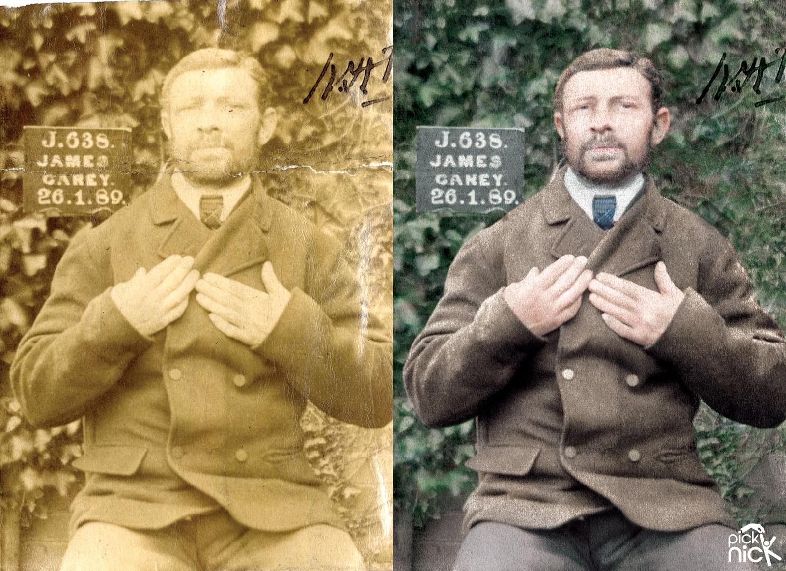 Victorian Prisoner Mugshots Brought to Life with Color and Motion ...