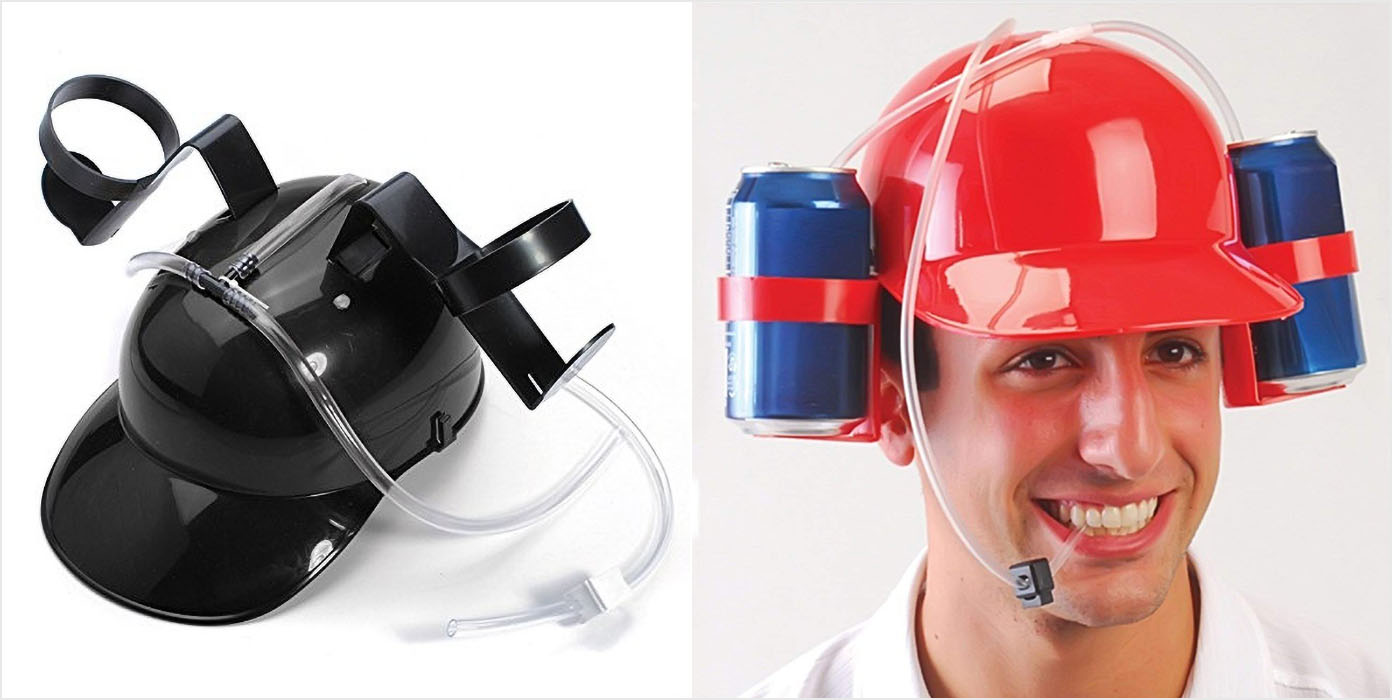 This Photographer Uses a Beer Helmet to Mount Flashes to His Head ...