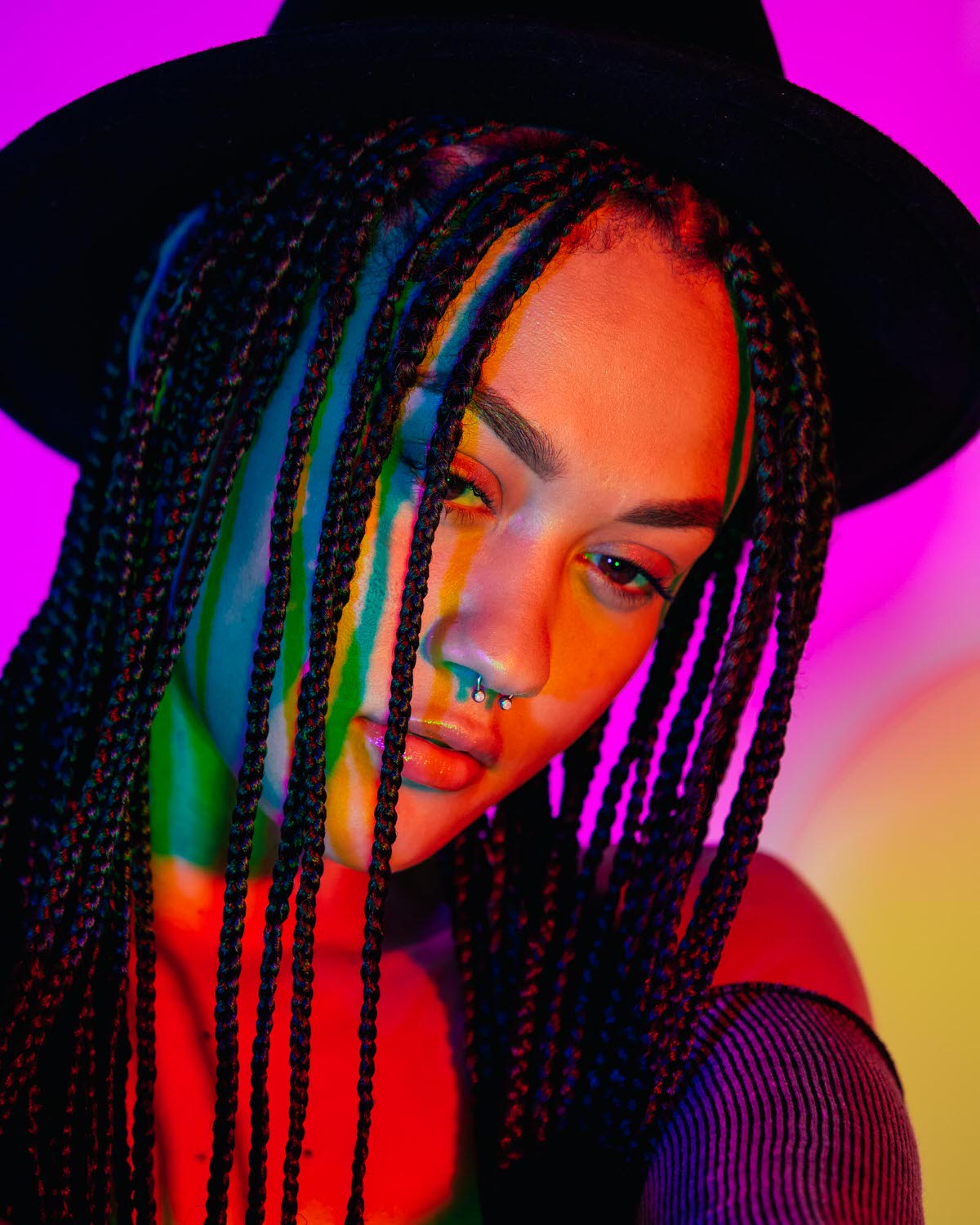 Shooting Portraits with Colored Shadows | PetaPixel