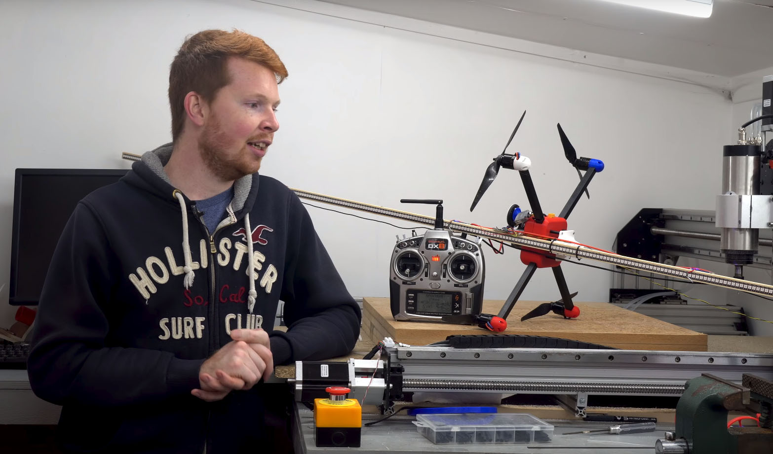 This Homemade Light Stick Drone is for Light Painting Images into the ...