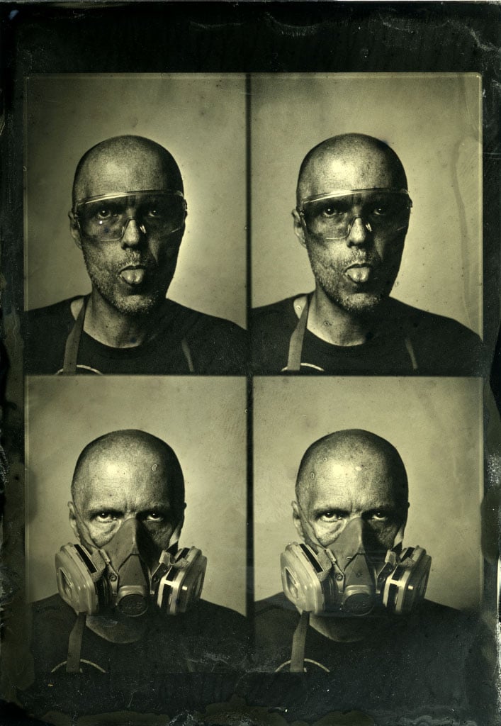 Wet Plate Collodion Passport Photos with a Polaroid Miniportrait Camera ...