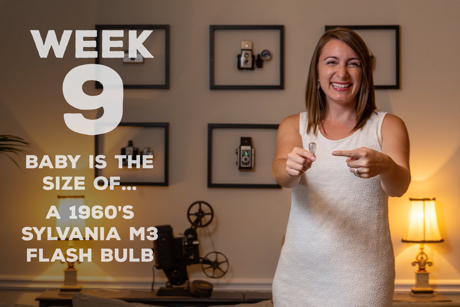 These Baby Bump Photos Use Camera Gear for Size Comparisons | PetaPixel