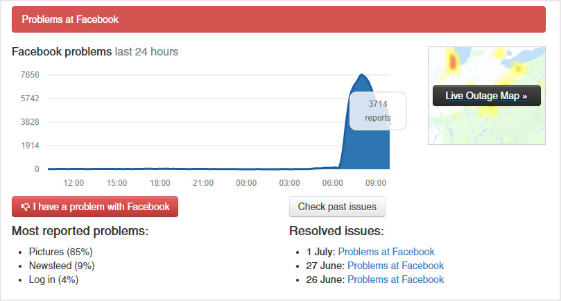 Facebook and Instagram Photos Go Down Globally | PetaPixel
