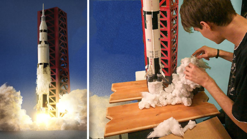 Photographer Recreates Apollo Launch and Moon Landing Photos with LEGOs ...