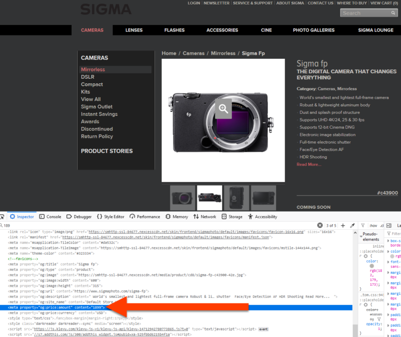 Sigma fp Price and Availability Leaked, Will Cost $1,900 | PetaPixel