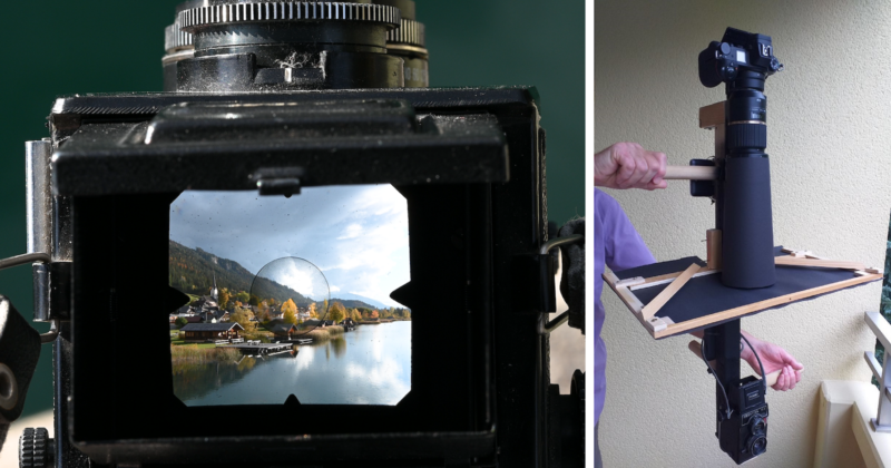 I Built This DIY Camera Rig for Shooting Through-the-Viewfinder Videos ...