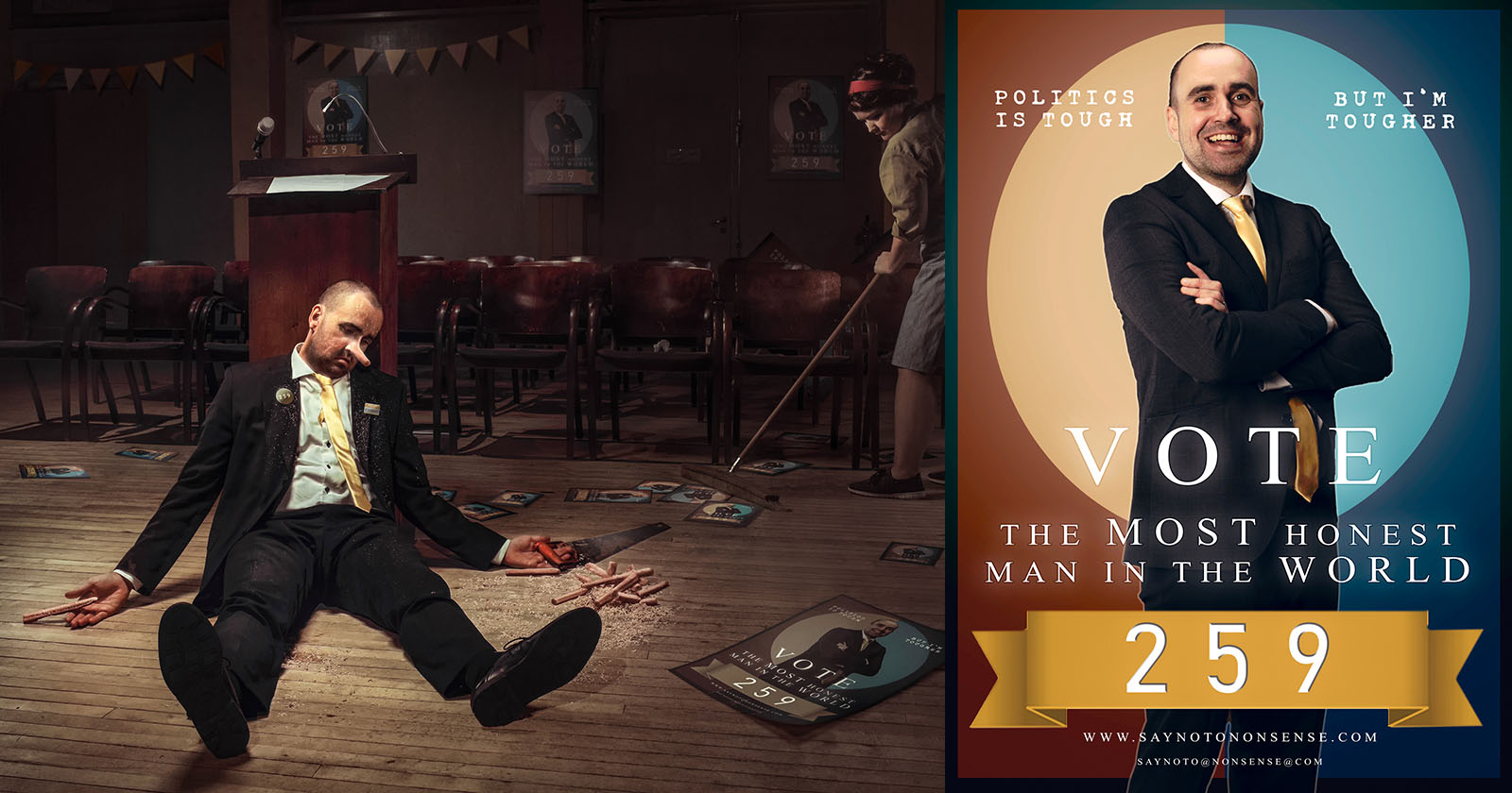 Shooting a Photo of Politicians' Empty Campaign Promises | PetaPixel