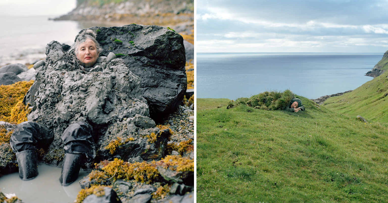 Creative Portraits of Humans Blended Into the Surrounding Landscape ...