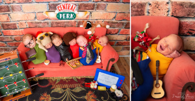 Friends-Themed Newborn Photo Shoot Takes the Internet by Storm | PetaPixel