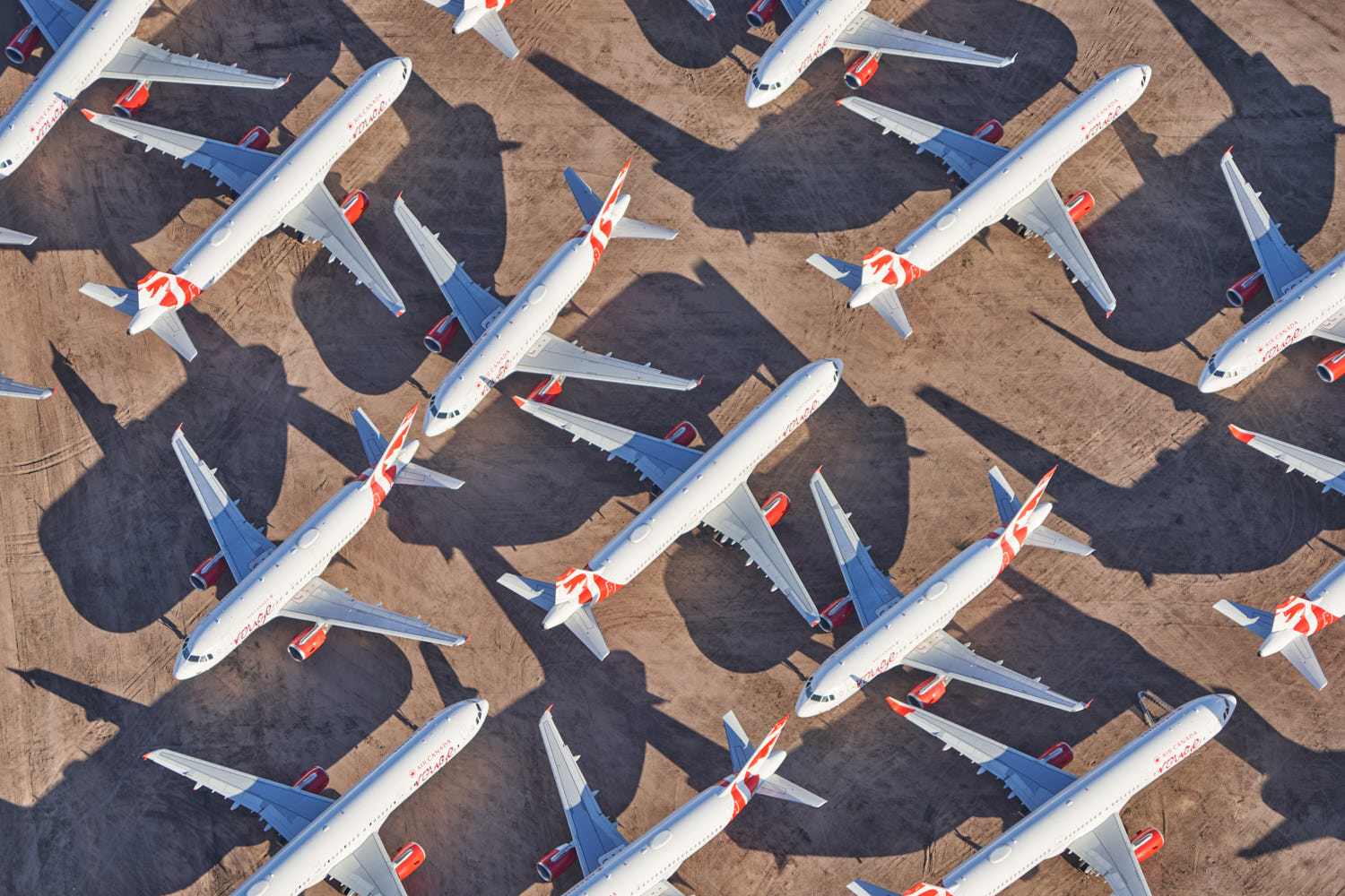 Aerial Photos of Grounded Jets Across the USA | PetaPixel