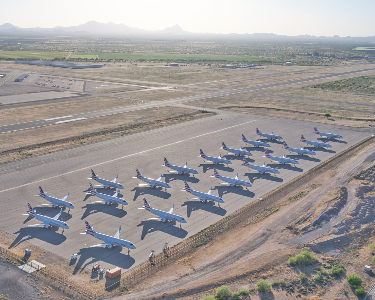 Aerial Photos of Grounded Jets Across the USA | PetaPixel