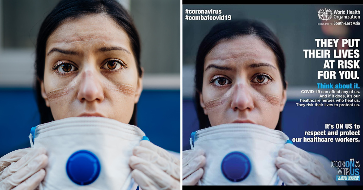 How an Unplanned Portrait Became the Face of a WHO Campaign | PetaPixel