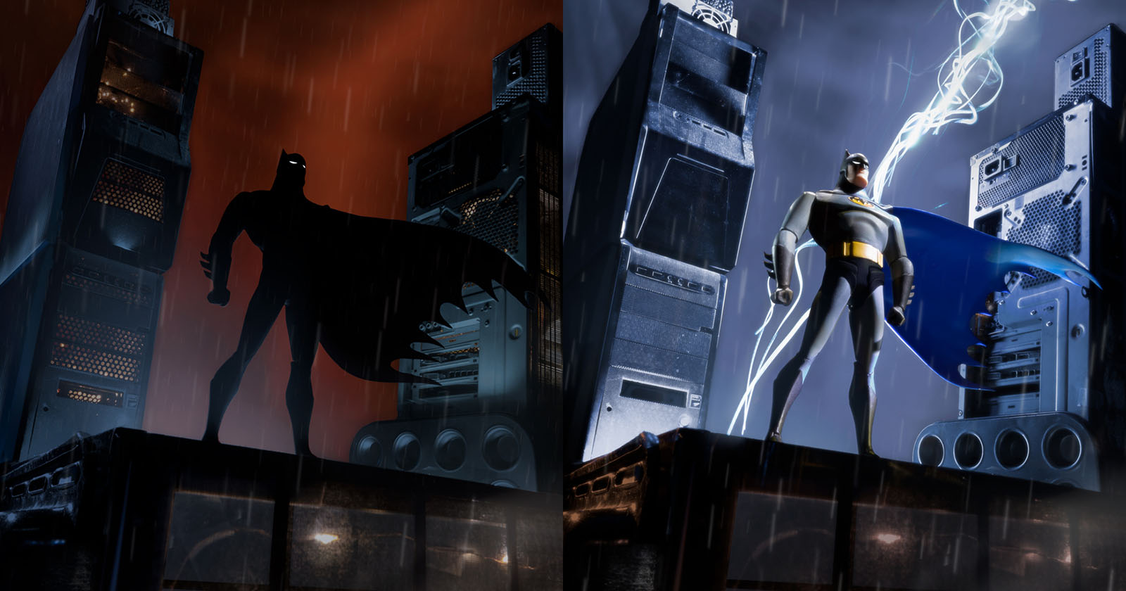 Batman Intro Remade with Toy Figure, Household Items, and Light ...