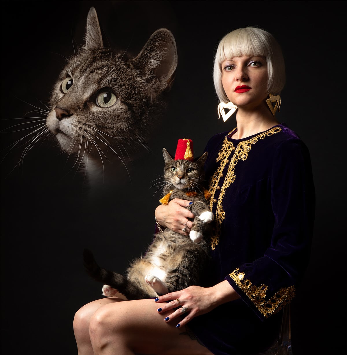 1980s-style Portraits of Pets and Their Humans | PetaPixel