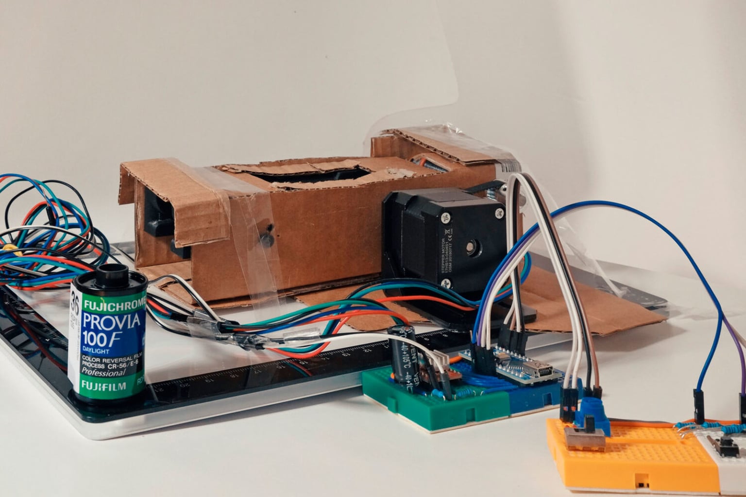 How to Make an Auto 35mm Film Scanner with Arduino Nano and Python ...