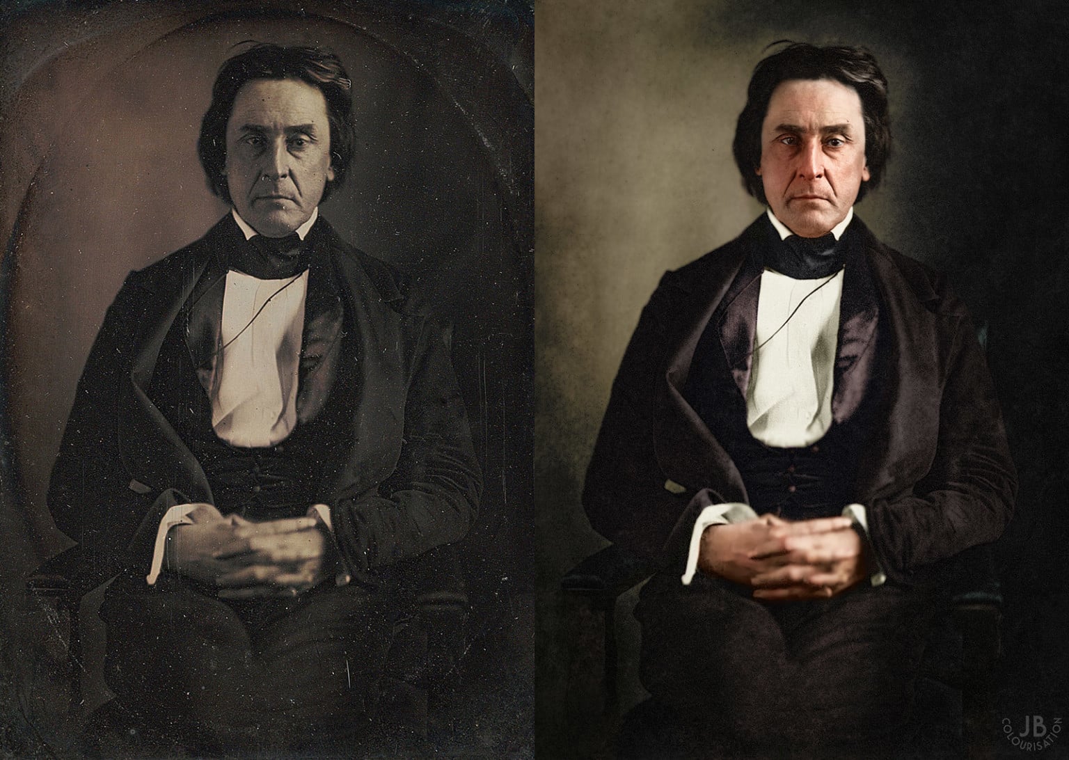 I Restored and Colorized a Portrait of Every President Who Lived Before ...
