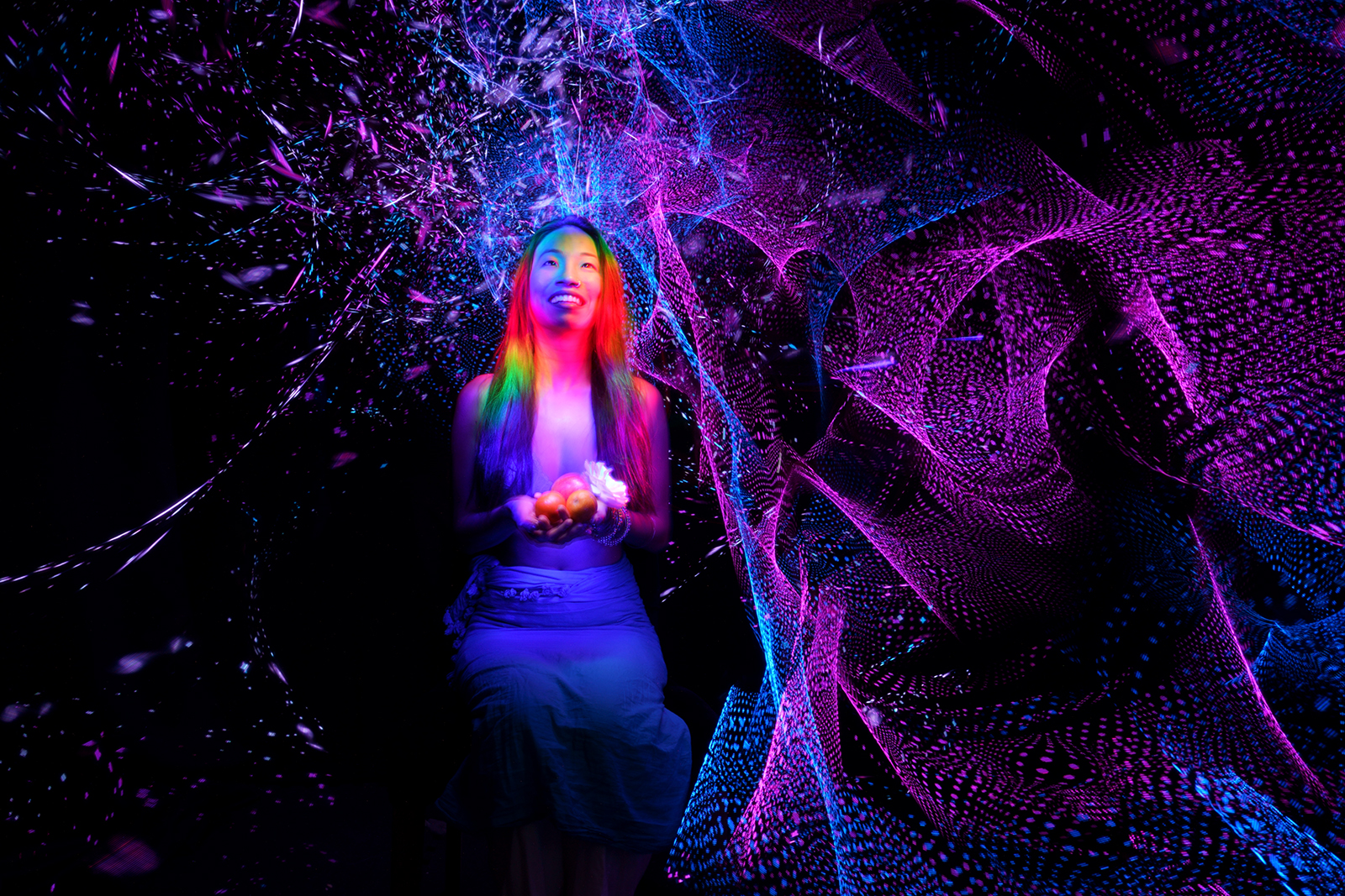 Gaze Upon These Wild, Psychedelic Light-Painted Portraits | PetaPixel